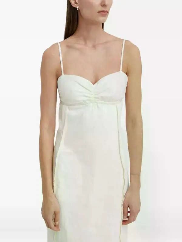 SAMSOE SAMSOE Ruched-bust Midi Dress