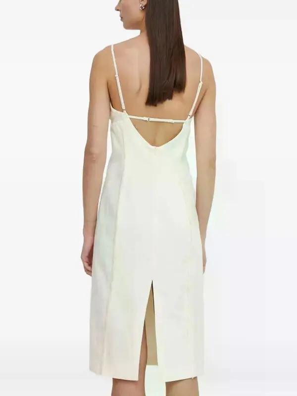 SAMSOE SAMSOE Ruched-bust Midi Dress
