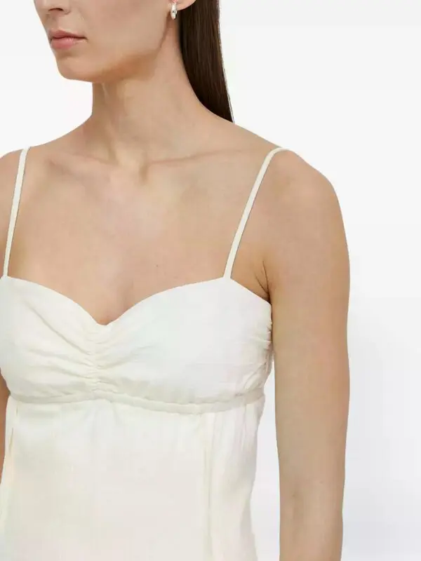 SAMSOE SAMSOE Ruched-bust Midi Dress