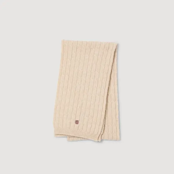Sandro Wool And Cashmere Scarf