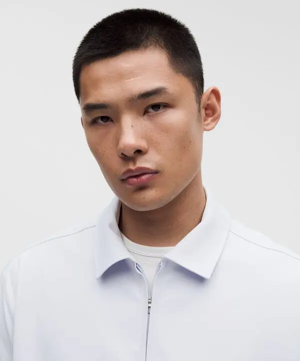 Lululemon Daydrift Oversized Zip-neck Polo Shirt - Starch Blue