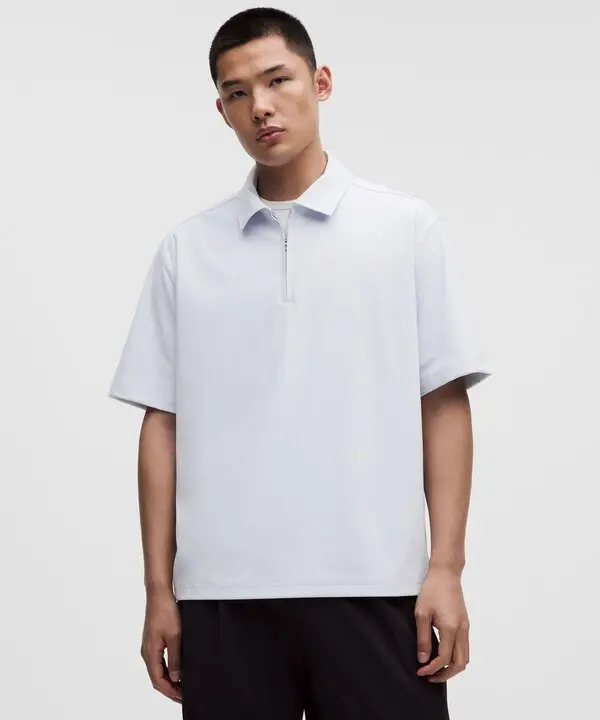 Lululemon Daydrift Oversized Zip-neck Polo Shirt - Starch Blue
