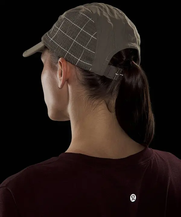 Lululemon Multi-panel Reflective Running Cap - Warm Ash Grey