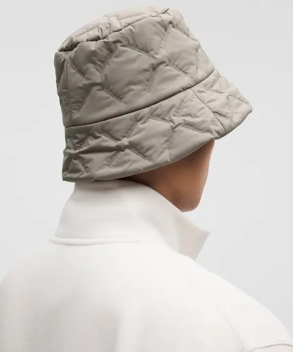Lululemon Quilted Fleece-Lined Bucket Hat - Warm Ash Grey  display picture 2
