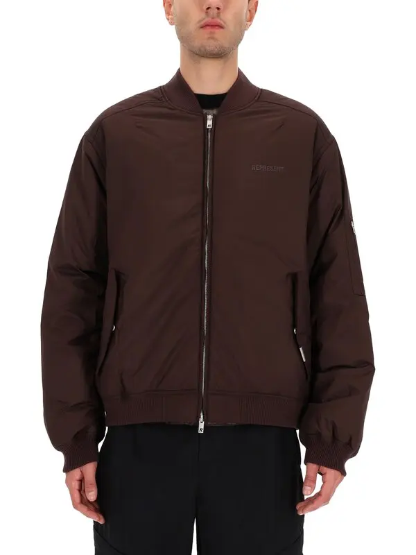 REPRESENT Bomber Jacket - Brown
