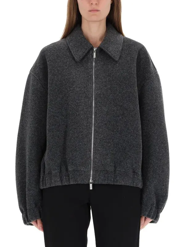 Helmut Lang Shell Bomber Jacket - Grey