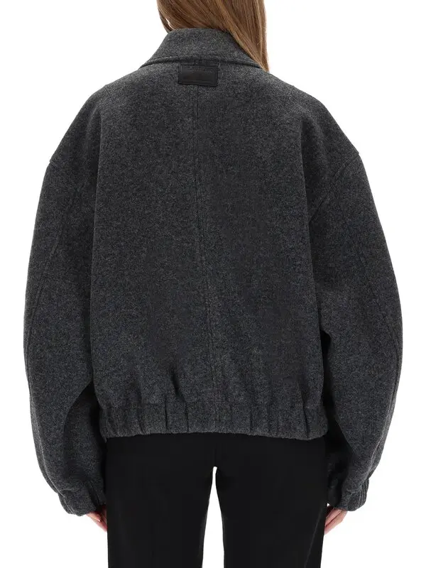 Helmut Lang Shell Bomber Jacket - Grey