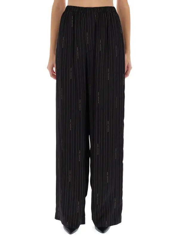 Balenciaga Pyjama Trousers - Black
