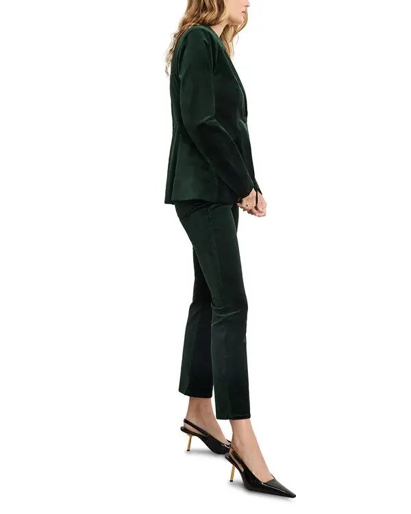 Good American Velvet High-rise Kick Flare Pants