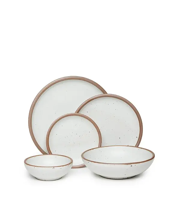 EAST FORK POTTERY Shallow Dinner Set - Eggshell