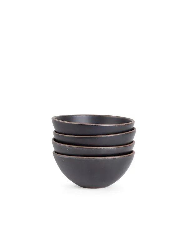 EAST FORK POTTERY East Fork Soup Bowl, Set Of 4 - Black Mountain