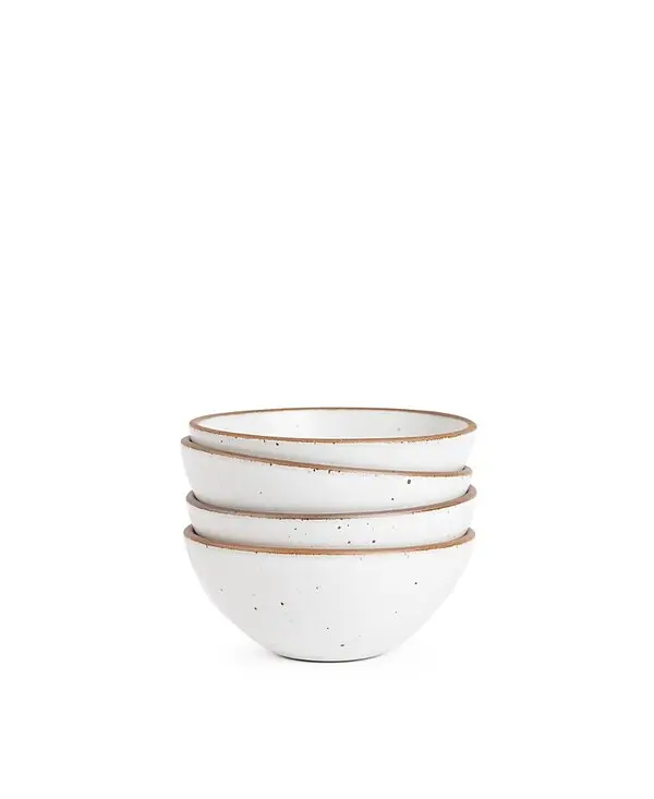 EAST FORK POTTERY East Fork Soup Bowl, Set Of 4 - Eggshell