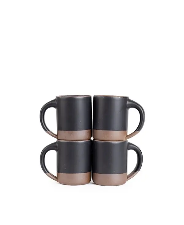 EAST FORK POTTERY The Mug, Set Of 4 - Black Mountain