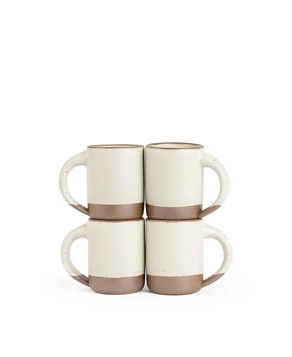 EAST FORK POTTERY The Mug, Set Of 4 - Panna Cotta