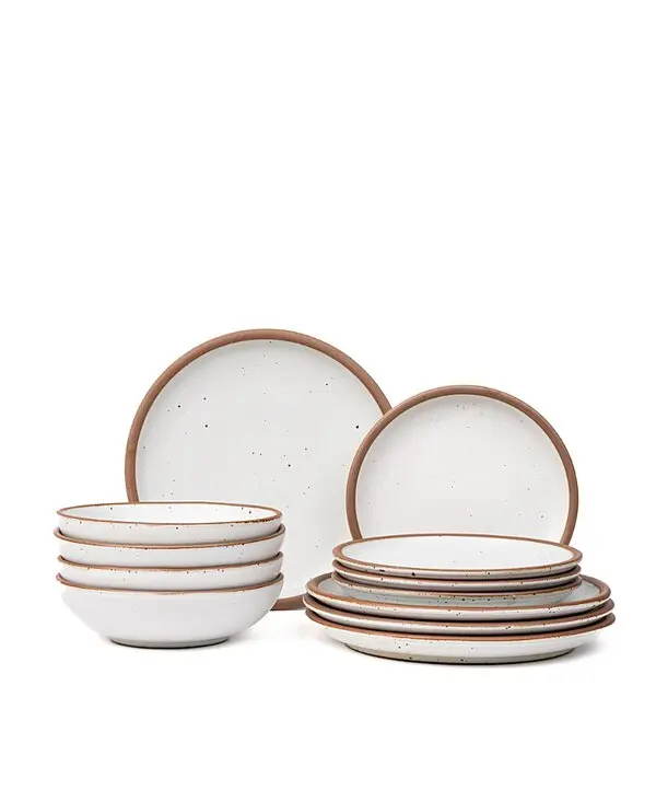 EAST FORK POTTERY Starter 12 Piece Set - Eggshell