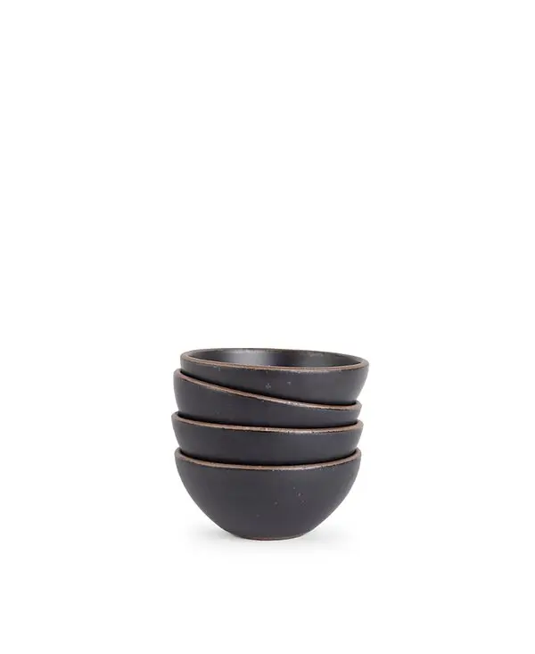 EAST FORK POTTERY Ice Cream Bowl, Set Of 4 - Black Mountain