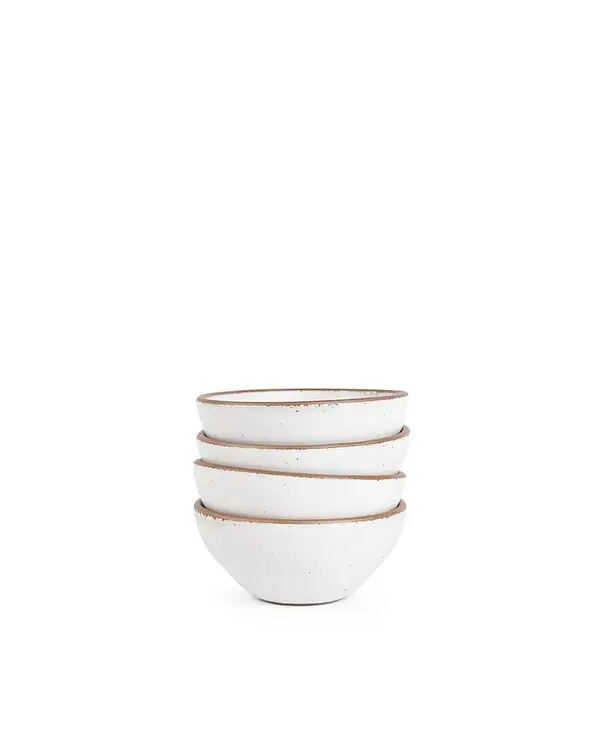 EAST FORK POTTERY Ice Cream Bowl, Set Of 4 - Eggshell