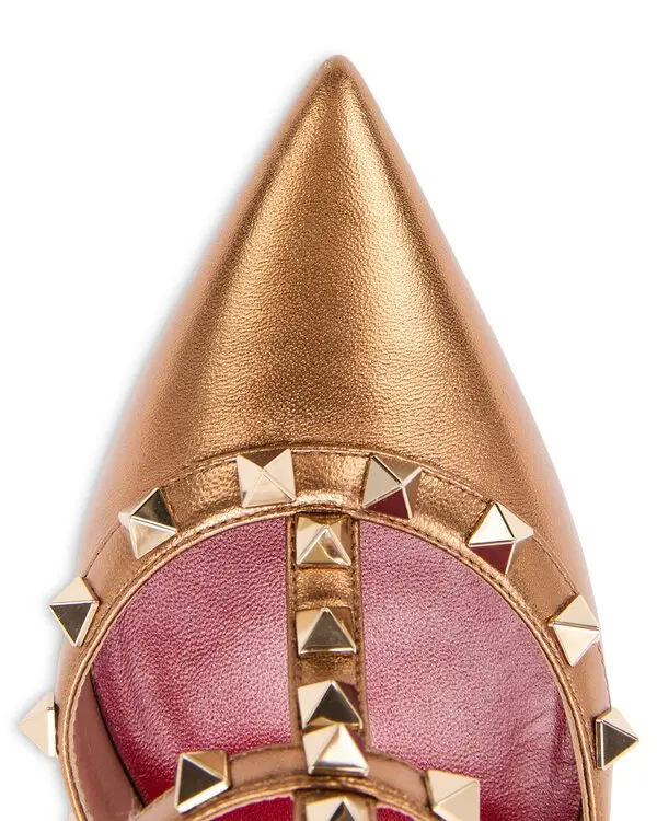 Valentino Garavani Strappy Pointed Toe High Heel Pumps