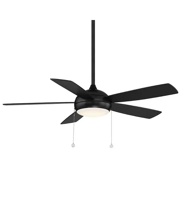 LUXADORA Wac Lighting Limited Fans Disc Ii 52in 3000k Led Indoor Or Outdoor Pull Chain Ceiling Fan - Matte Black