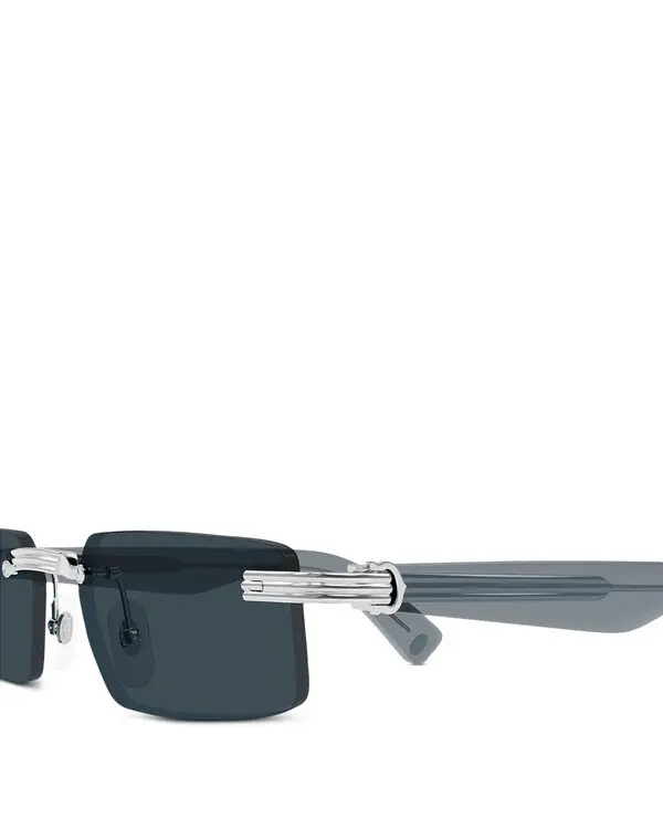 Cartier Rectangle Sunglasses, 55mm - Silver