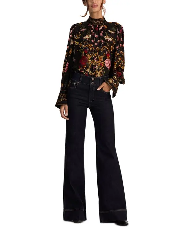 Alice + Olivia Marion Embellished Blouse - Evermine