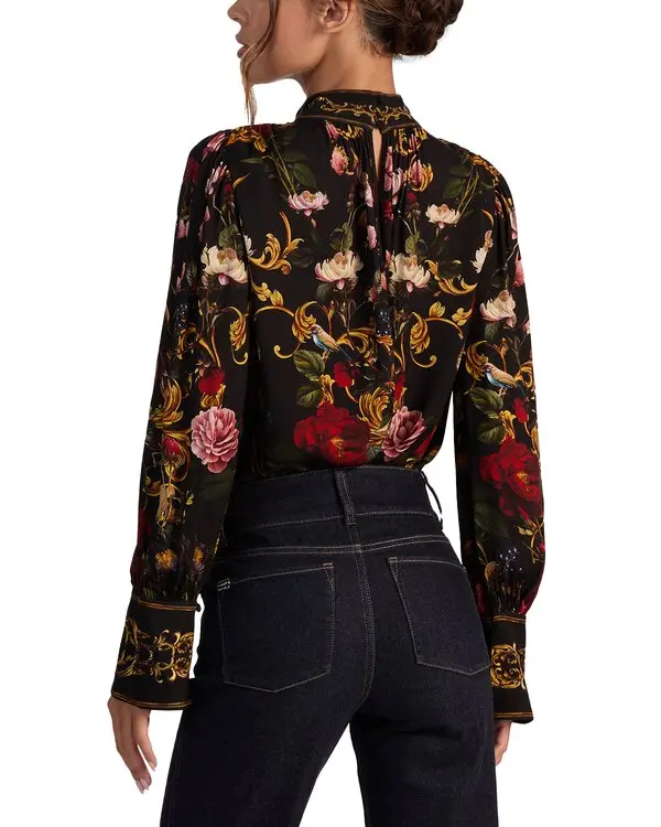 Alice + Olivia Marion Embellished Blouse - Evermine