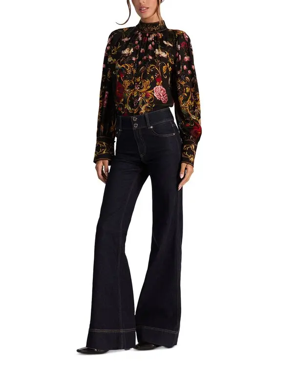Alice + Olivia Marion Embellished Blouse - Evermine