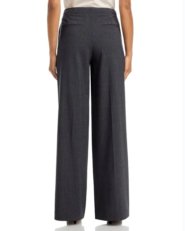 Rag & Bone Irina Pinstripe Wide-leg Pants