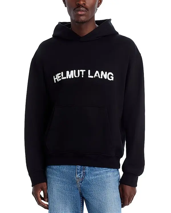 Helmut Lang Stencil Logo Hoodie - Black