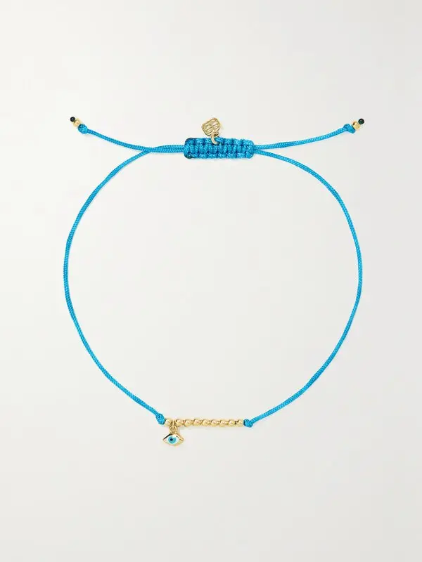 SYDNEY EVAN Evil Eye Bracelet - Blue