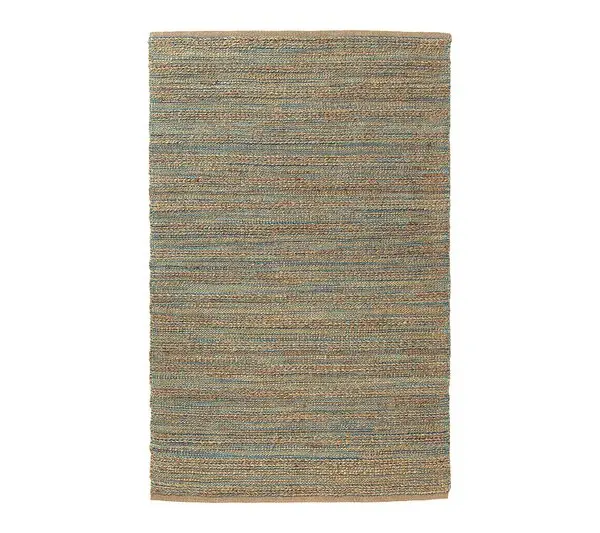 OX BAY TRADING CO. Ox Bay Farmhouse Stripe Jute/chenille Indoor Ru G, 7'9'x 9'9 - One-color