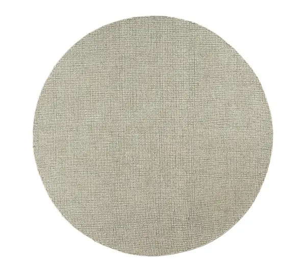 OX BAY TRADING CO. Ox Bay Green/ivory Dots Wool Indoor Area Rug, 6 X 6 - One-color