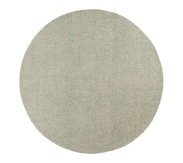OX BAY TRADING CO. Ox Bay Green/ivory Dots Wool Indoor Area Rug, 8 X 8 - One-color
