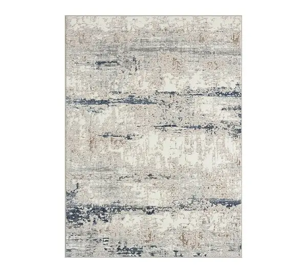 OX BAY TRADING CO. Ox Bay Modern Abstract Performance Indoor Area Ug, 5' X 7 - One-color