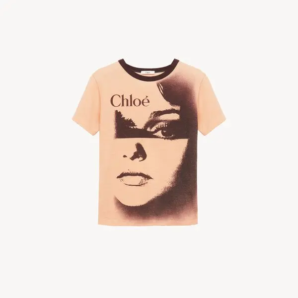 Chloé Crew-neck Logo T-shirt