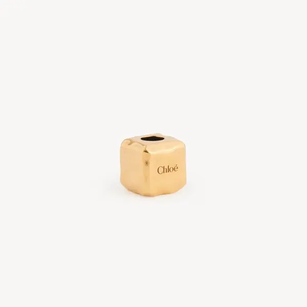 Chloé Cube Dice Charm - Gold Color