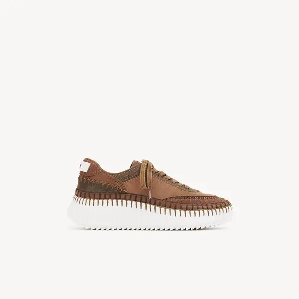 Chloé Nama Sneakers - Oak Brown