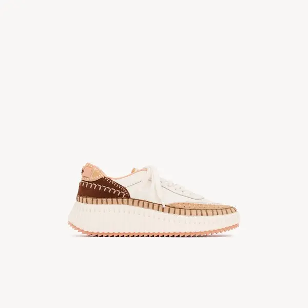 Chloé Nama Sneakers - Sepia Peach