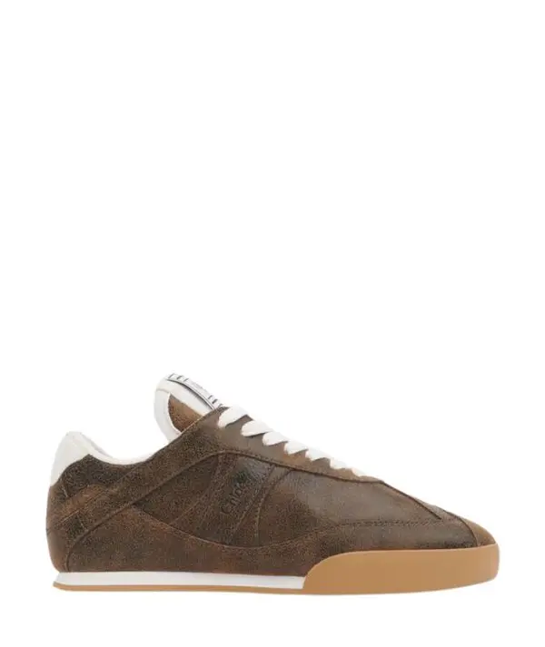 Chloé Kick Sneaker - Oak Brown