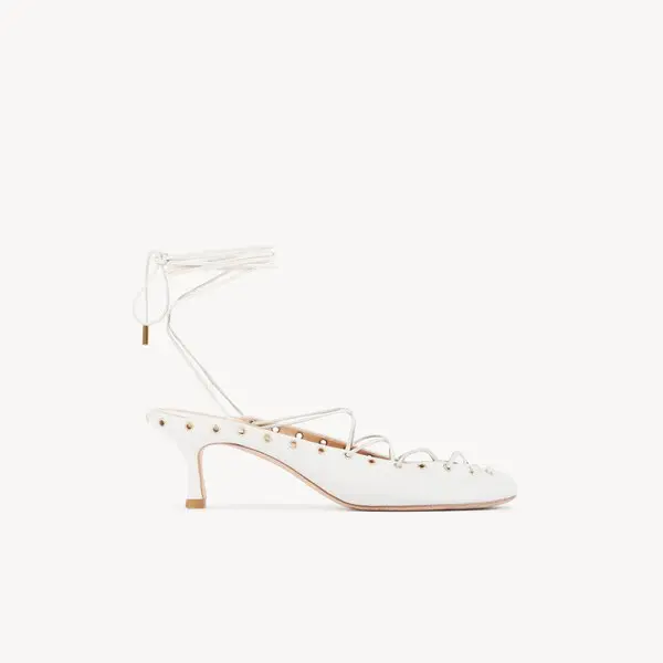 Chloé Ghillies Pumps - White