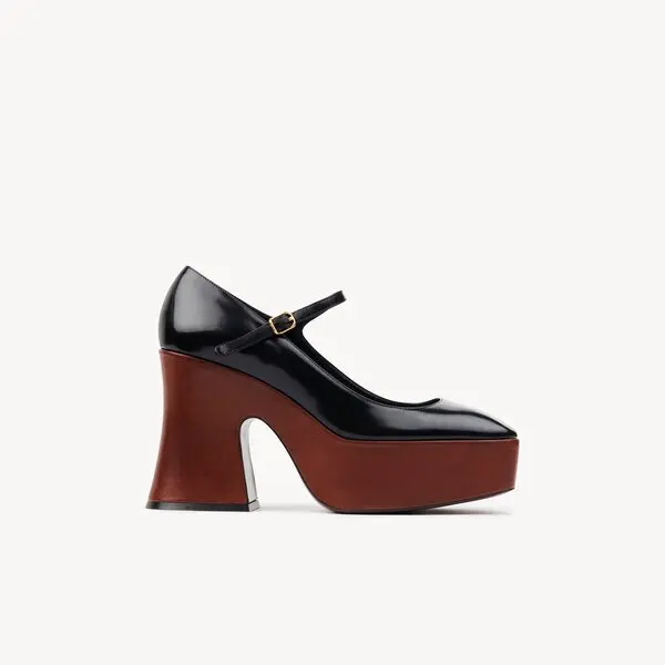 Chloé Janis Platform Pumps