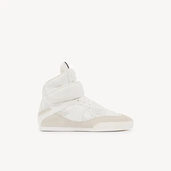 Chloé Kick High-top Sneakers - Cloudy Cream