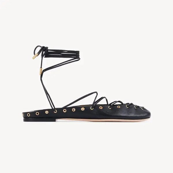 Chloé Ghillies Ballerina - Black