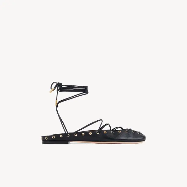 Chloé Ghillies Ballerina - Black