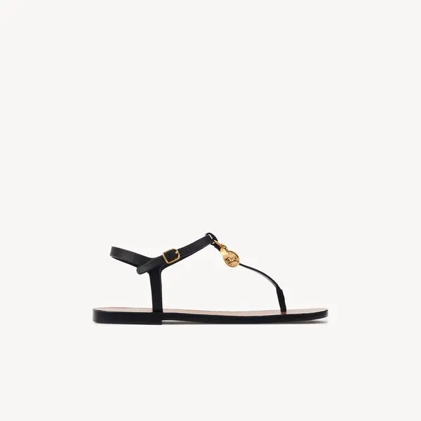 Chloé Charms Sandal - Black