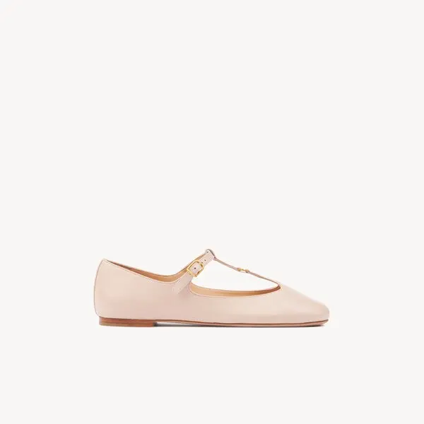Chloé Marcie Ballerina Flats - Blush Pink