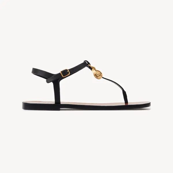 Chloé Charms Sandal - Eggshell