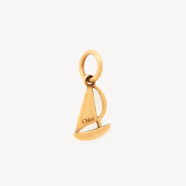 Chloé Alphabet Boat Charm - Gold Color