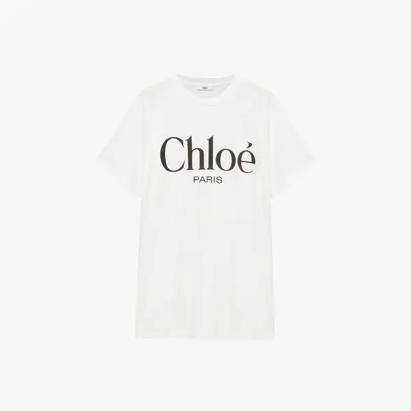Chloé Oversized Logo T-shirt - White