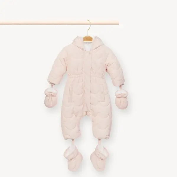 Chloé Baby Snowsuit - Powder Pink